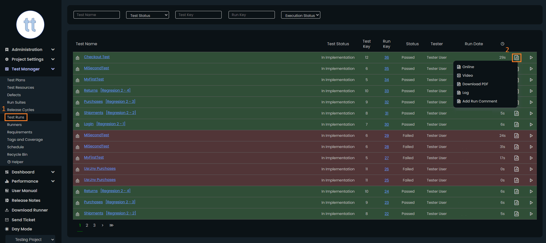 Check Automated Test Execution Getting Started Suittest